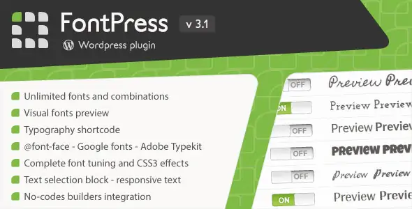 FontPress – WordPress Font Manager - Shop do Código